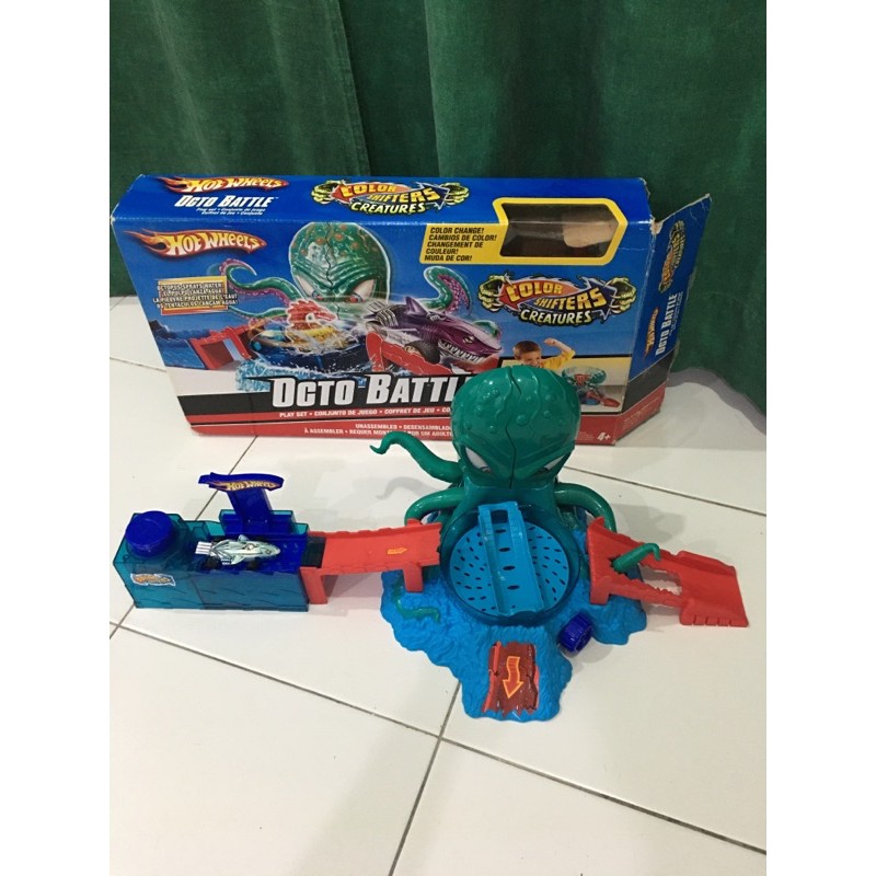 Hot Wheels Octo Battle set(used) | Shopee Malaysia