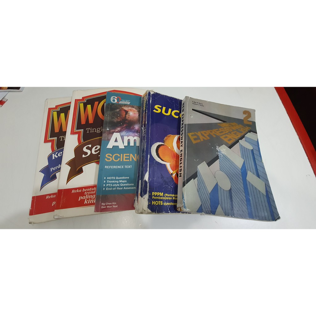 (USED) Private School TextBook Form 1 - Form 3 New Expressway English ...