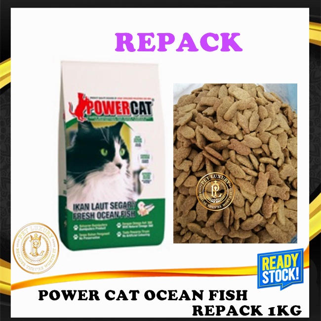Power Cat Fresh Ocean Fish 1KG REPACK | Shopee Malaysia