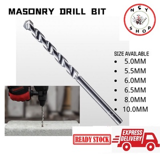 Masonry Drill Bit Concrete/Mata Tebuk Batu Dinding/Mata Drill/Mata ...