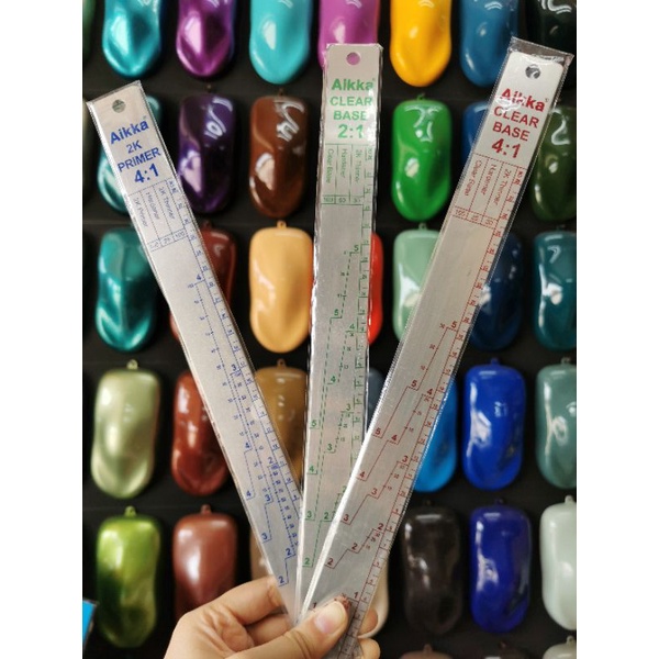 CAR PAINT MIXING RULER / PEMBARIS BANCUR CAT 2K | Shopee Malaysia