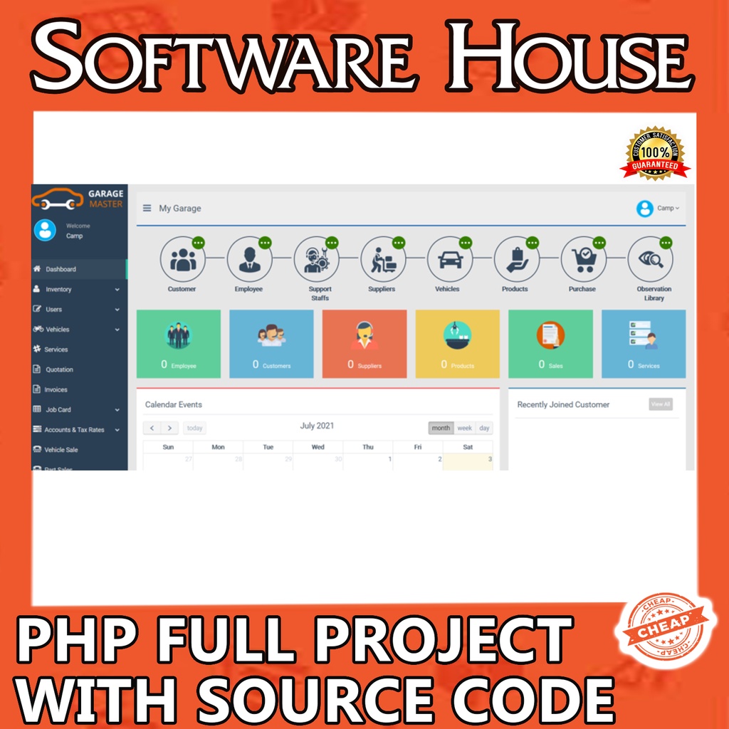 Garage Management System Full PHP Project with Source Code | Shopee Malaysia