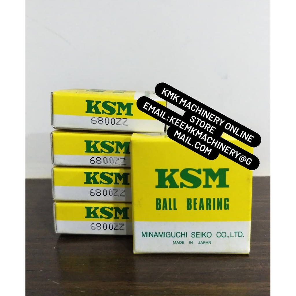 6800ZZ(JAPAN) KSM Deep Groove Ball Bearing | Shopee Malaysia