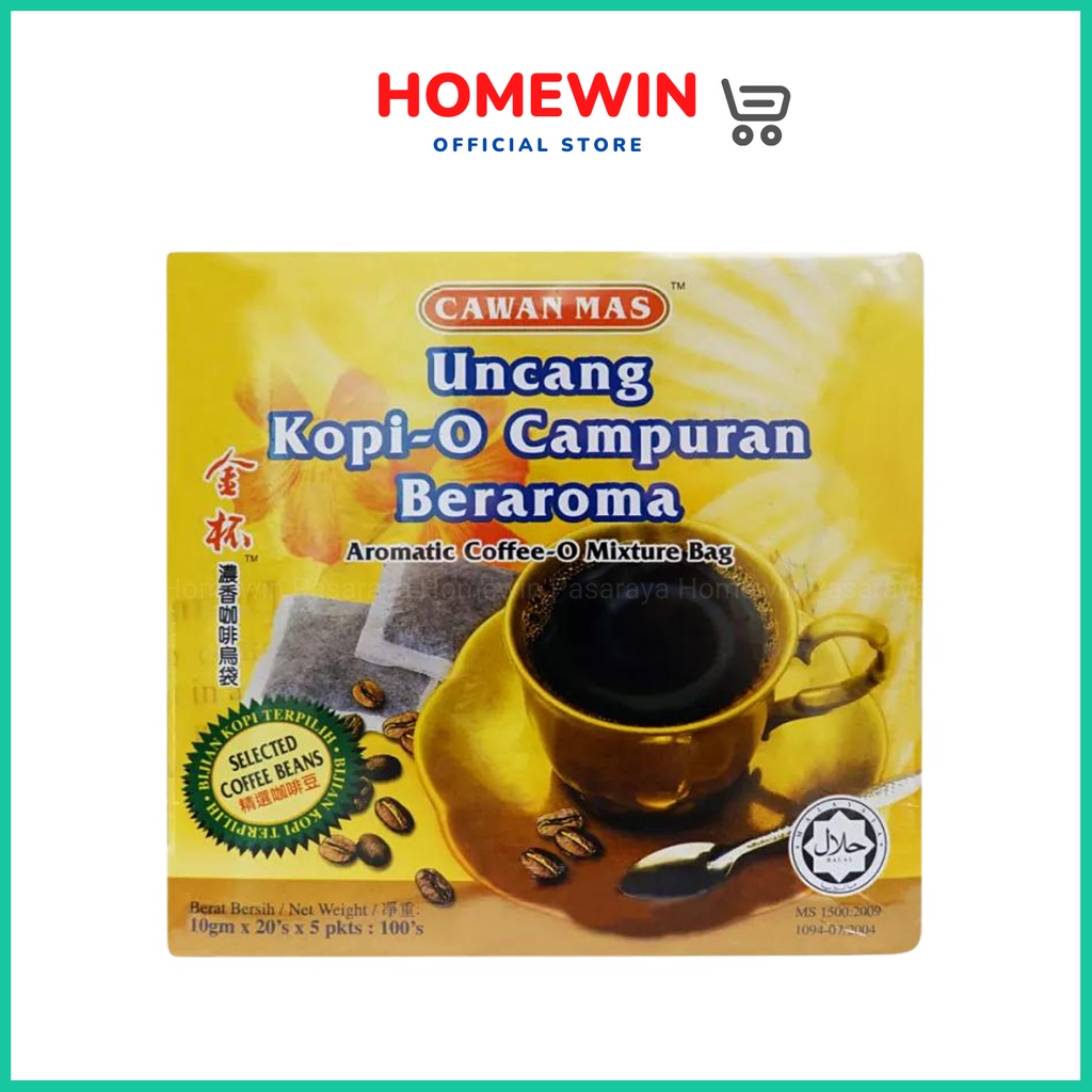 Cawan Mas Kopi-O Campuran Beraroma (10g x 100 Uncang) | Shopee Malaysia
