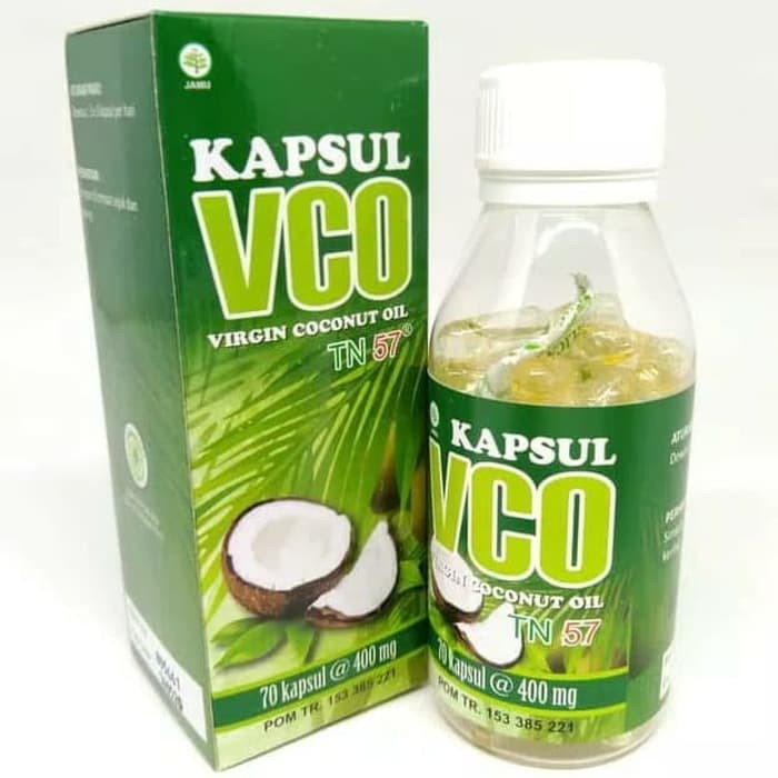Vco TOGA NUSANTARA Capsules Contents 70 Virgin Coconut Oil Capsules ...