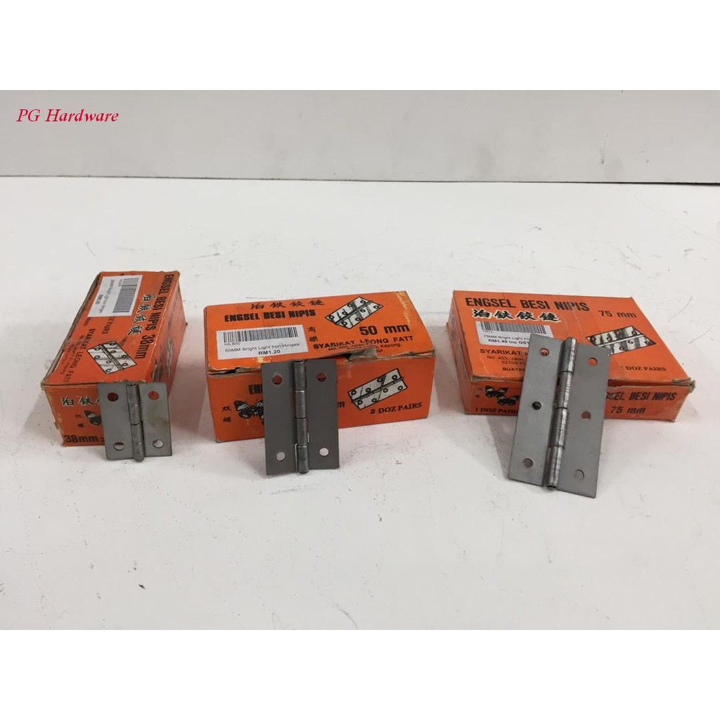 Bright Light Iron Hinges | Shopee Malaysia