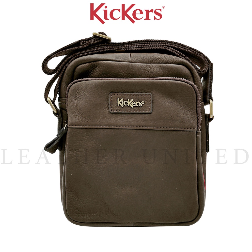 [SHOPEE EXCLUSIVE] Kickers Genuine Leather Crossbody Sling Bag #KIC-S ...