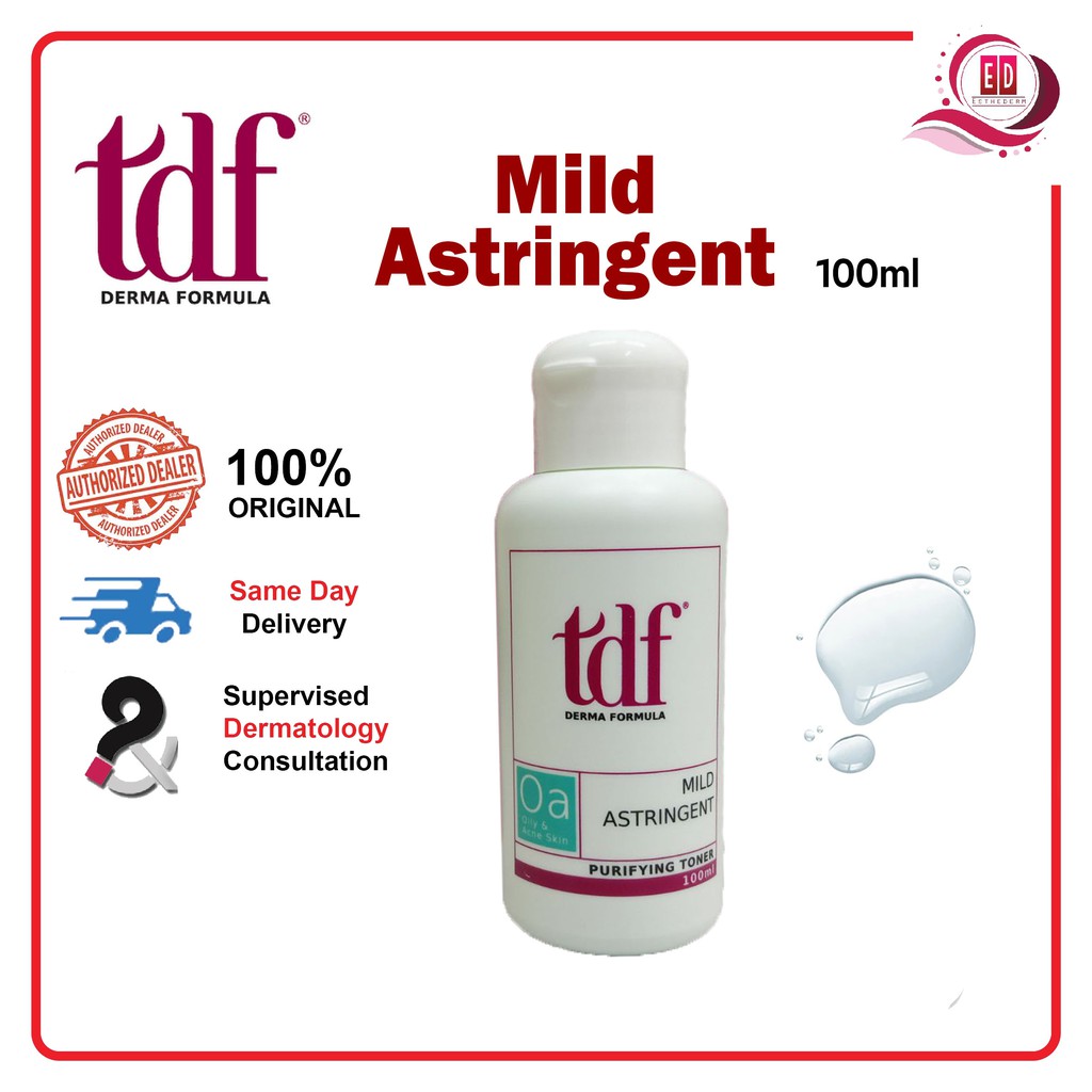 TDF Mild Astringent 100ml (Oily&Acne). Exp 01/2023 | Shopee Malaysia