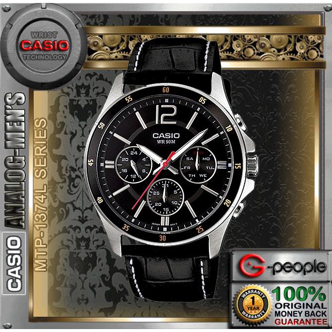 CASIO MTP-1374L-1AV / MTP-1374L-1A / MTP-1374L-1 / MTP-1374L MULTI-HAND ...
