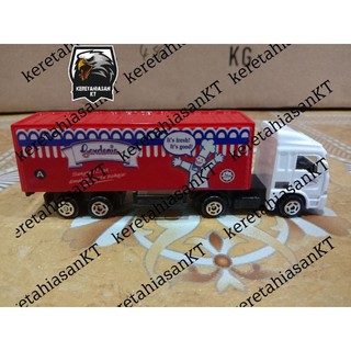 REPLIKA TRACK LORI TRELER GARDENIA (BODY MERAH) ( 1:64 SCALE ) DieCast ...