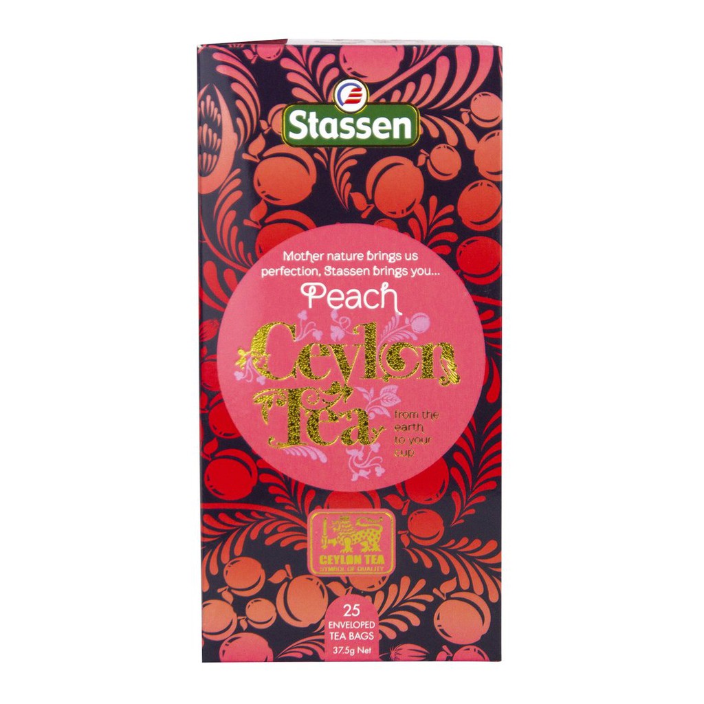 Stassen Peach Tea - 25 Enveloped Tea Bags | Shopee Malaysia