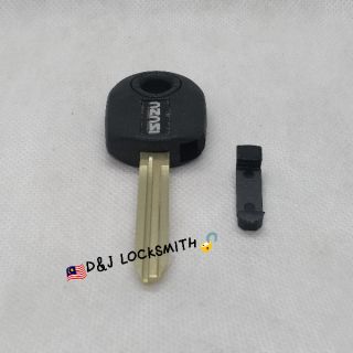 Isuzu Transponder Key Shell D-max Immo Immobilizer Slot Chip Case ...