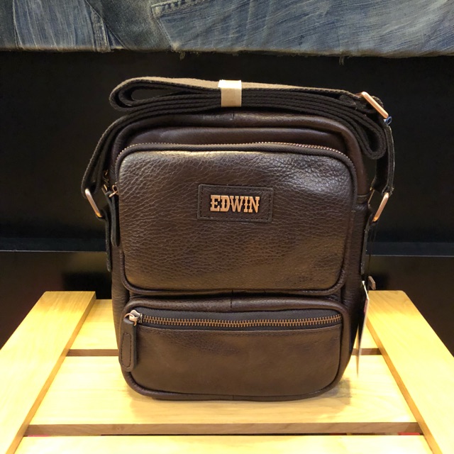 EDWIN LEATHER SLING BAG ( EESB 38445 ) | Shopee Malaysia
