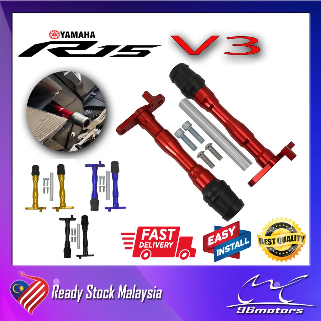 Yamaha MT15 / R15 V3 / FZ150 Body Frame Slider / Fairing Anti-Crash ...