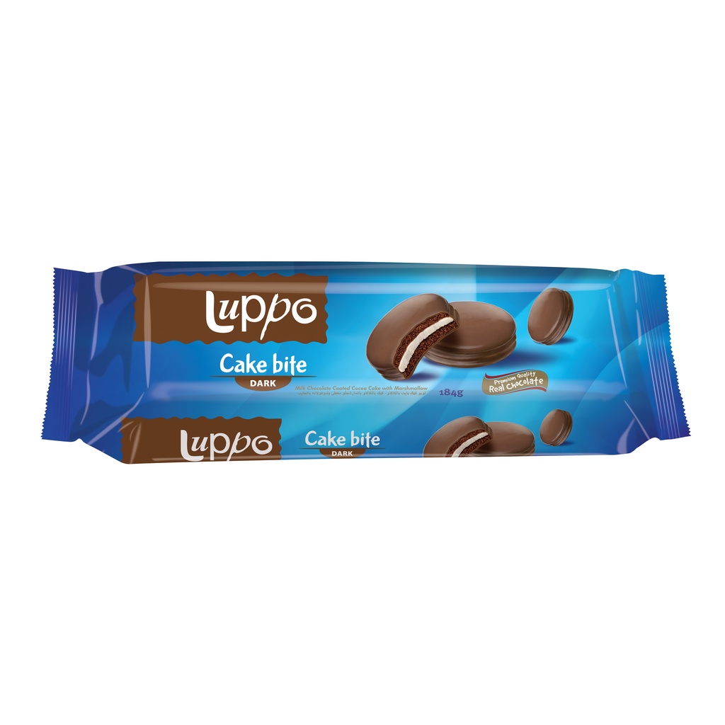 LUPPO CAKE BITE CHOCO/DARK WITH MARSHMALLOW 184G | Shopee Malaysia