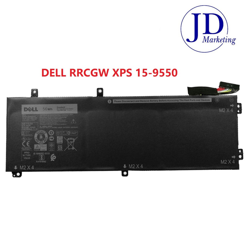 Original Dell RRCGW 4GVGH Precision 5510 XPS 15-9550 Laptop Battery ...