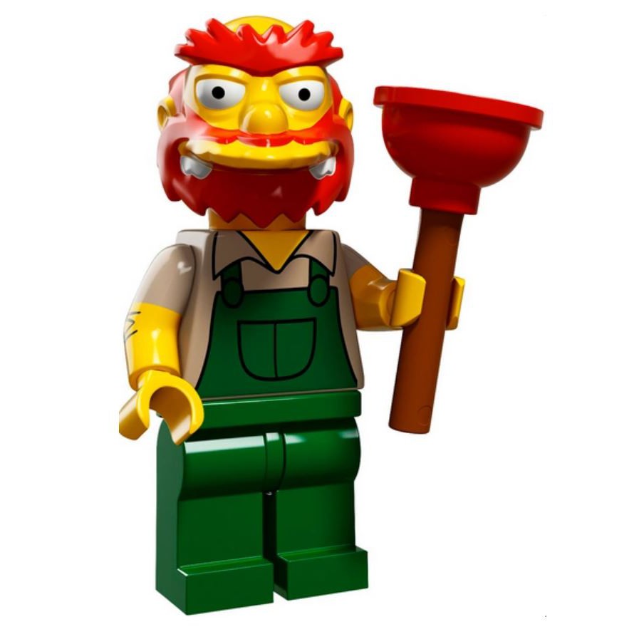 [Authentic] Lego 71009 GROUNDSKEEPER WILLIE The Simpsons Series 2 ...