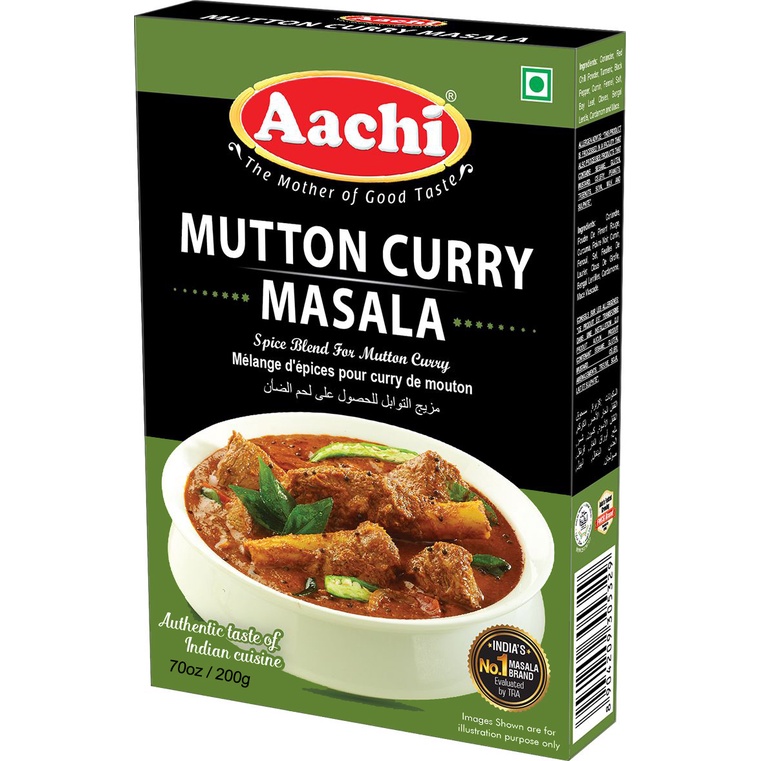 Aachi Mutton Curry Masala 200g (Rempah Kari Kambing) | Shopee Malaysia