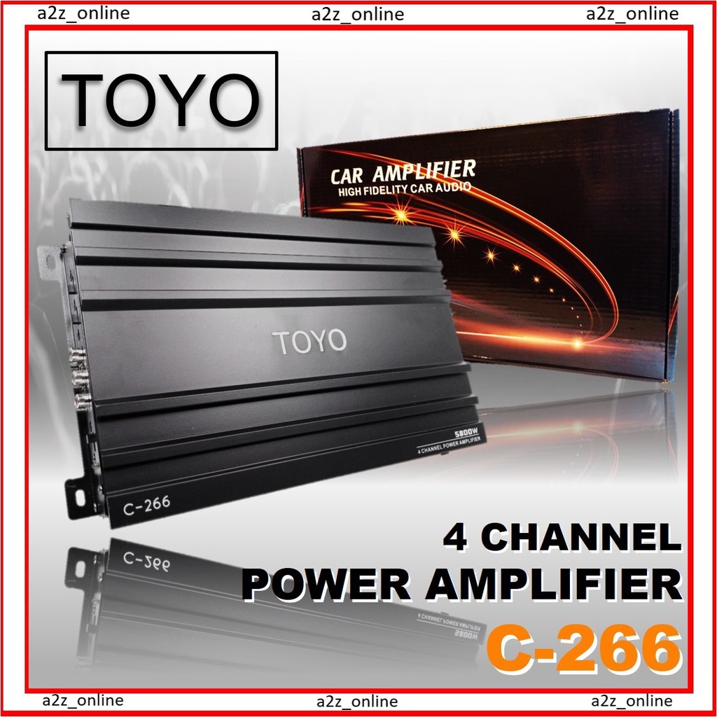 Car Amplifier 5800W 4CH 4-CH Channel Car Max Power Suitable for all car ...