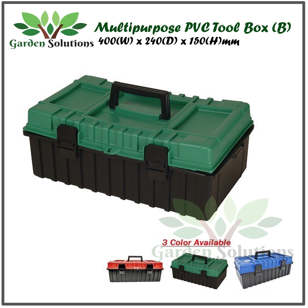 Multipurpose PVC Plastic Tool Box / Alat Kotak Penyimpan | Shopee Malaysia