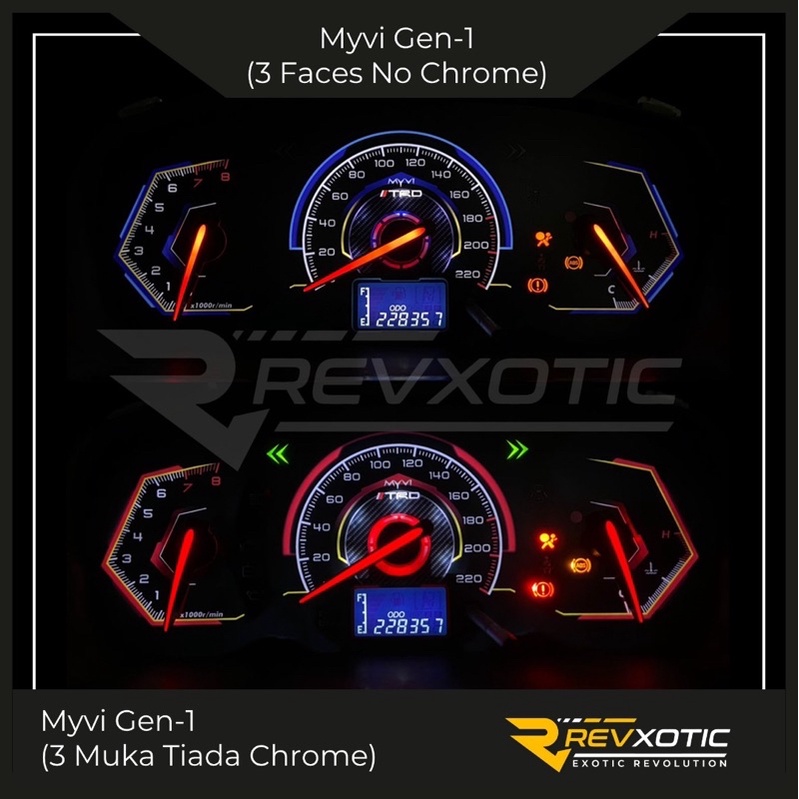 Papan Panel Meter Custom Perodua MYVI GEN-1 GEN1 First Generation ...
