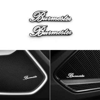 Car Interior Audio Sticker Burmester 3D Logo Metal Sticker Hi-Fi ...