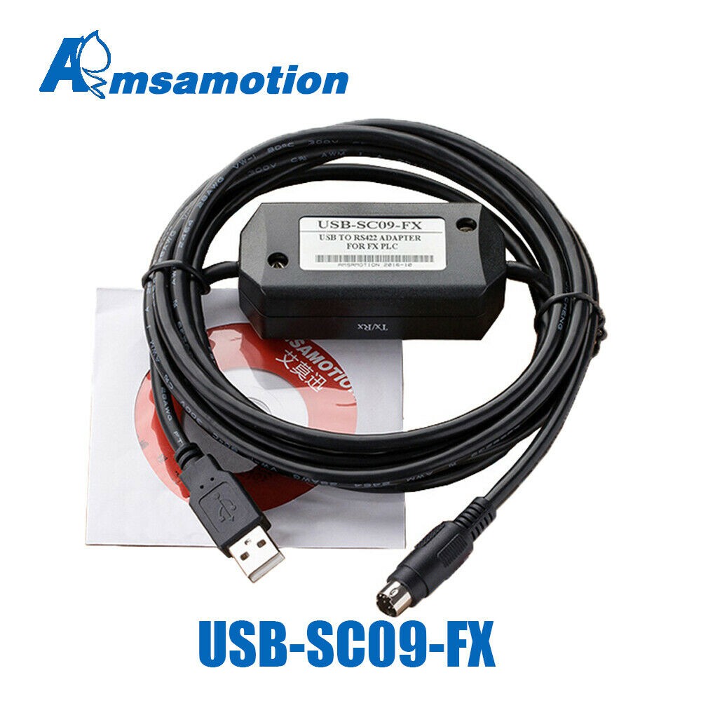 USB-SC09-FX Adapter Suitable For Mitsubishi FX Series PLC USB-SC09-FX ...