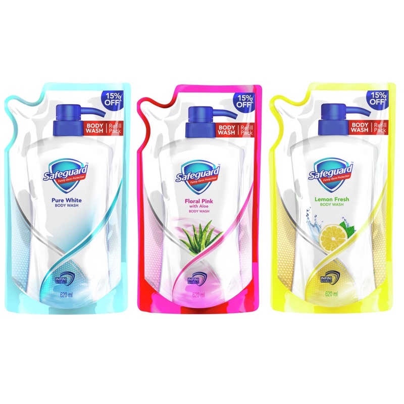 Safeguard Family Germ Protection Body Wash Refill 620 ml | Shopee Malaysia
