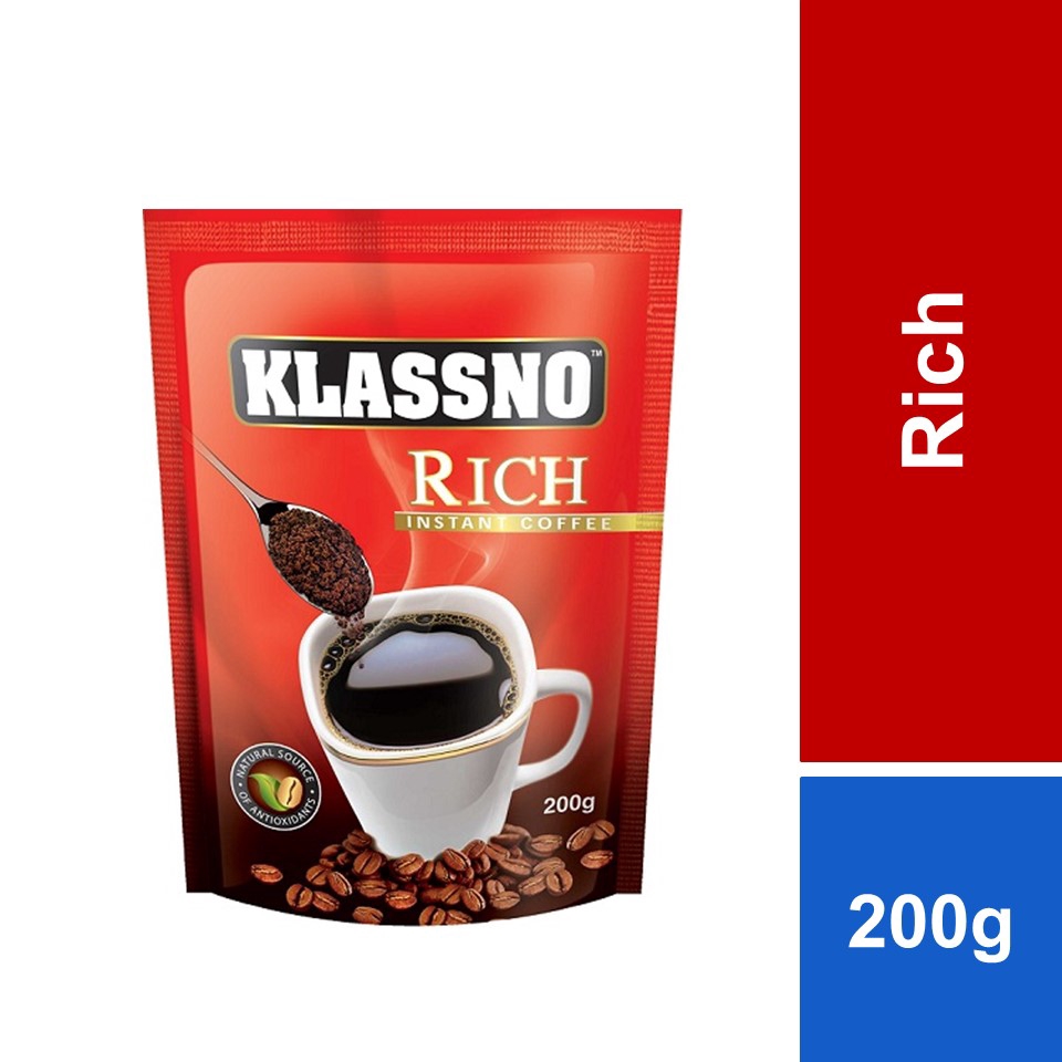 Klassno Rich Instant Coffee Pouch 200g | Shopee Malaysia