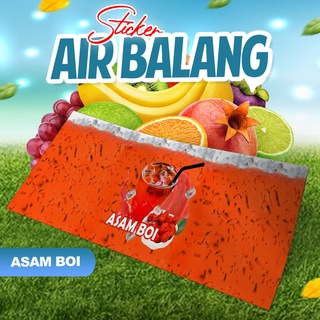 STIKER AIR BALANG / STICKER AIR BALANG VIRAL & MELETOP | Shopee Malaysia