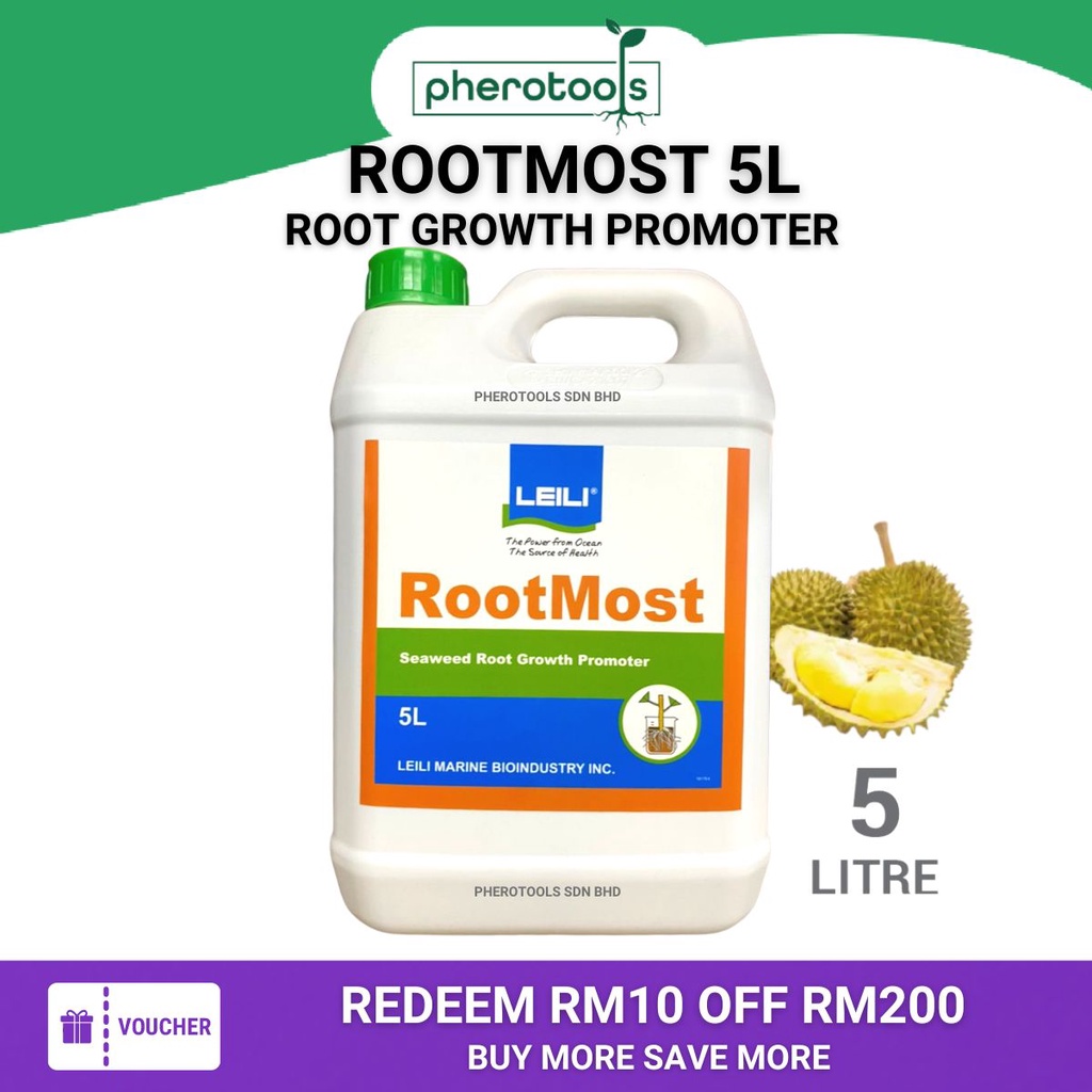 5L RootMost LEILI Seaweed Fertilizer Root Growth Promoter - stronger roots to over come ...