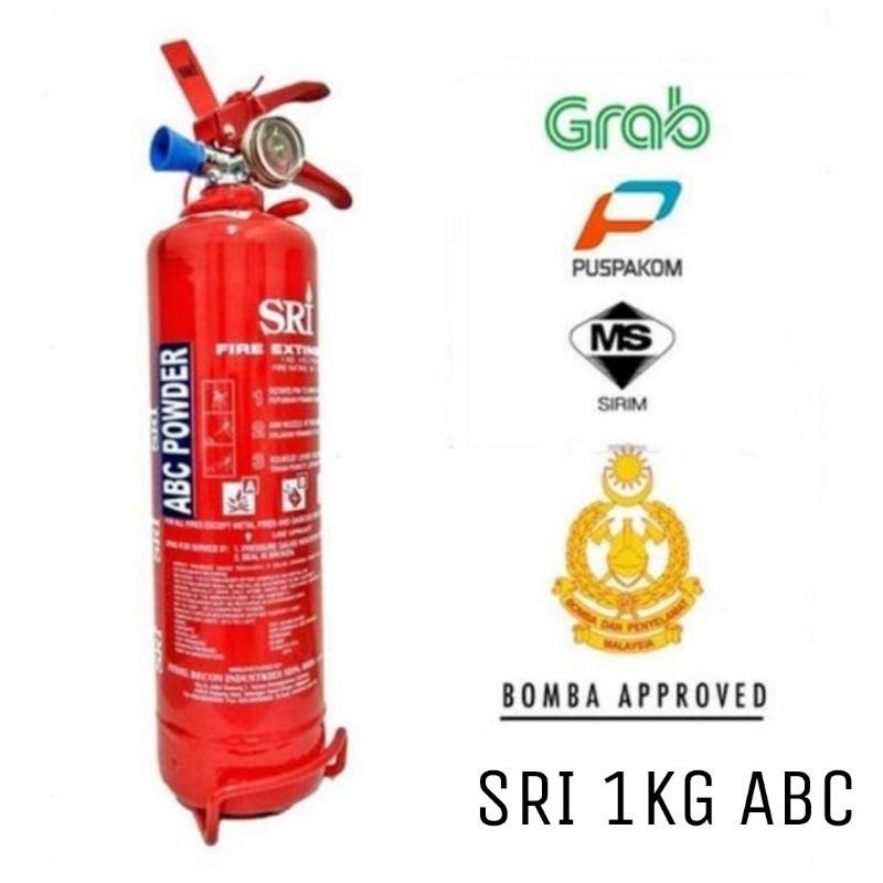 BUBBLE WRAP [LATEST STOCK] Eversafe/SRI 1kg Fire Extinguisher ABC Dry ...