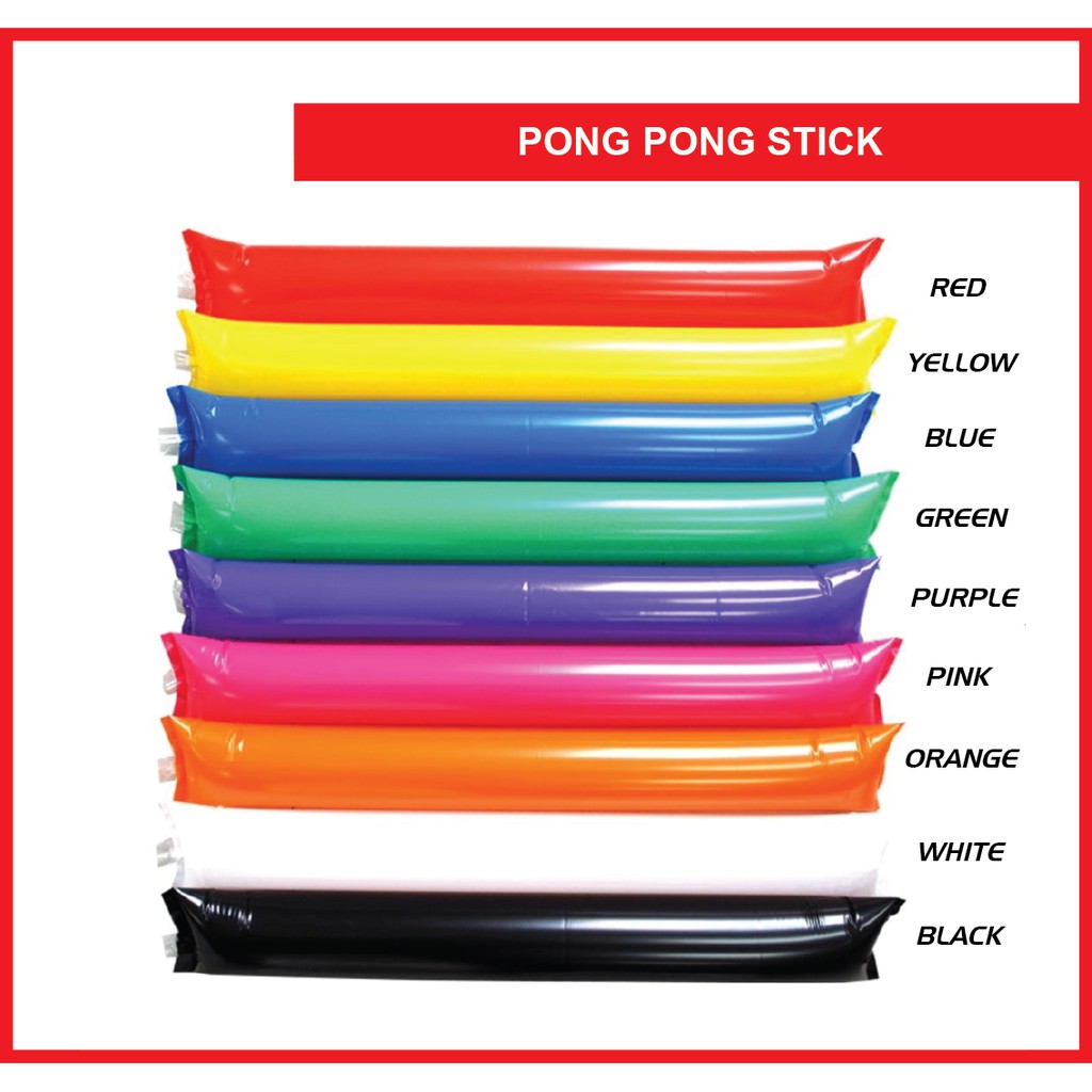 (READY STOCK) PONG PONG STICKS BALLOON AIR STICK CHEERING FESTIVAL ...