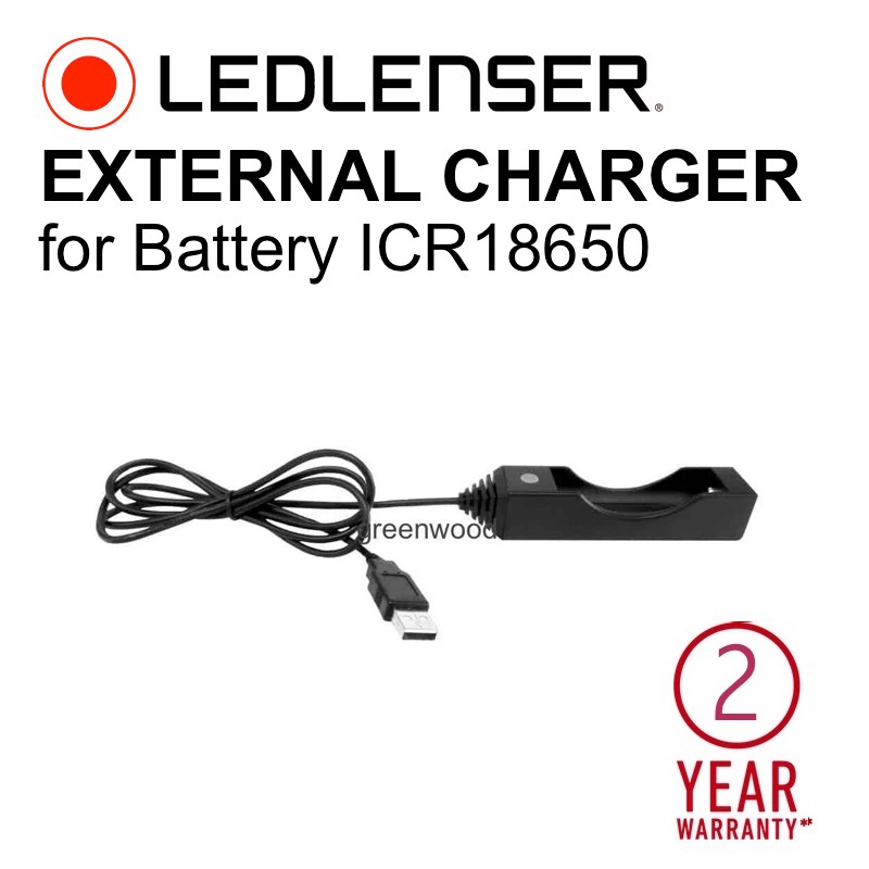 External 18650 Li-Ion Charger LEDLENSER [Led Lenser - for ICR18650 ...