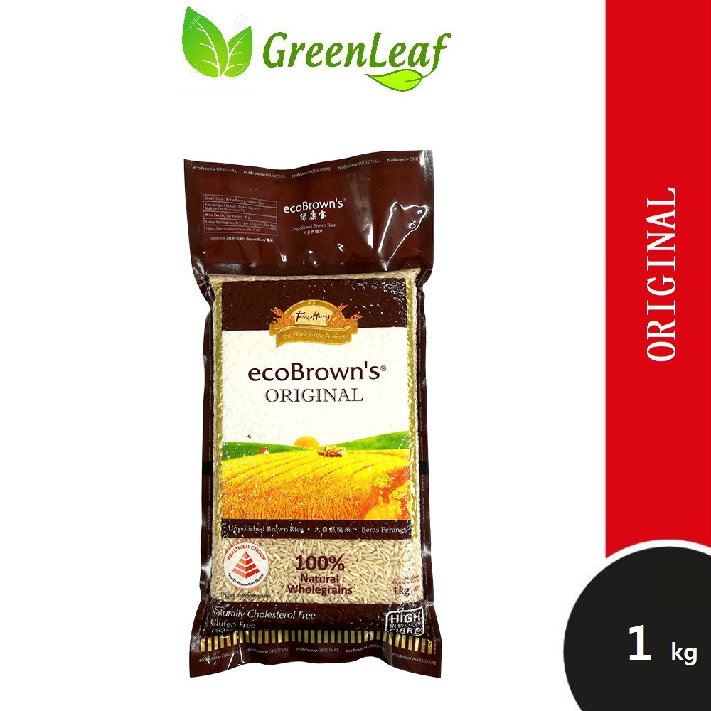 EcoBrown’s Original Brown Rice 1kg 大自然糙米 1kg | Shopee Malaysia