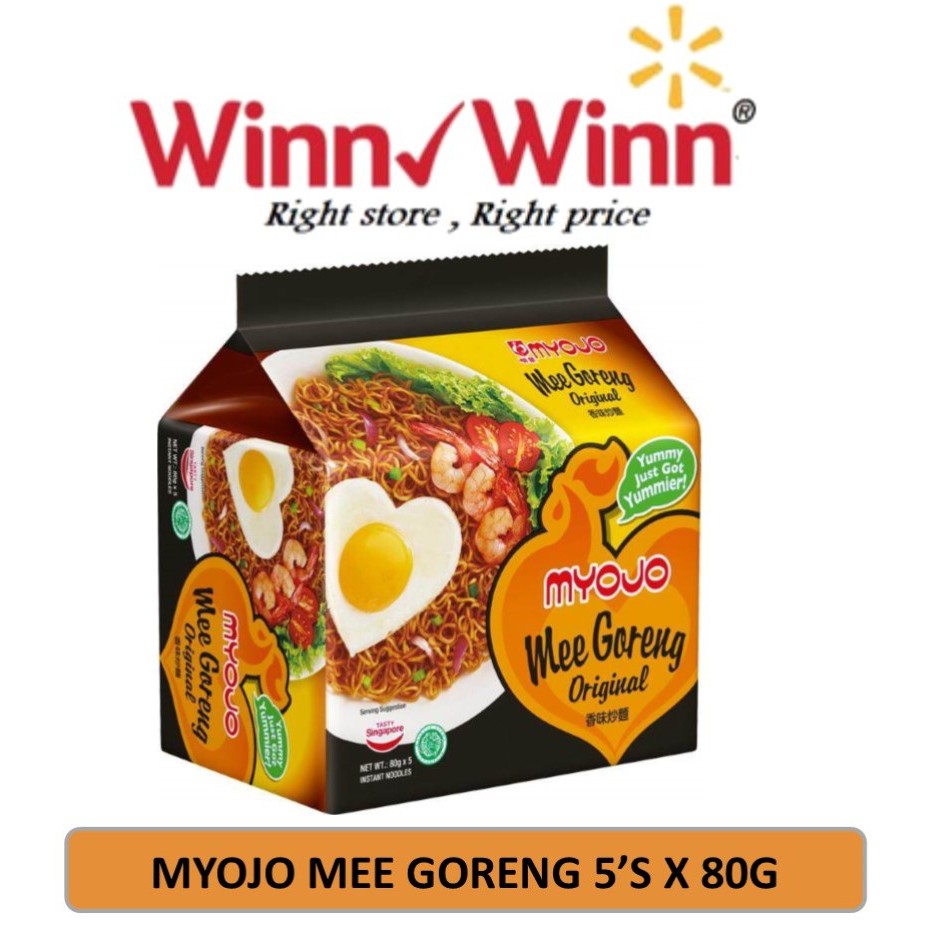 Myojo Instant Noodles - Mee Goreng Original 5 x 80g | Shopee Malaysia