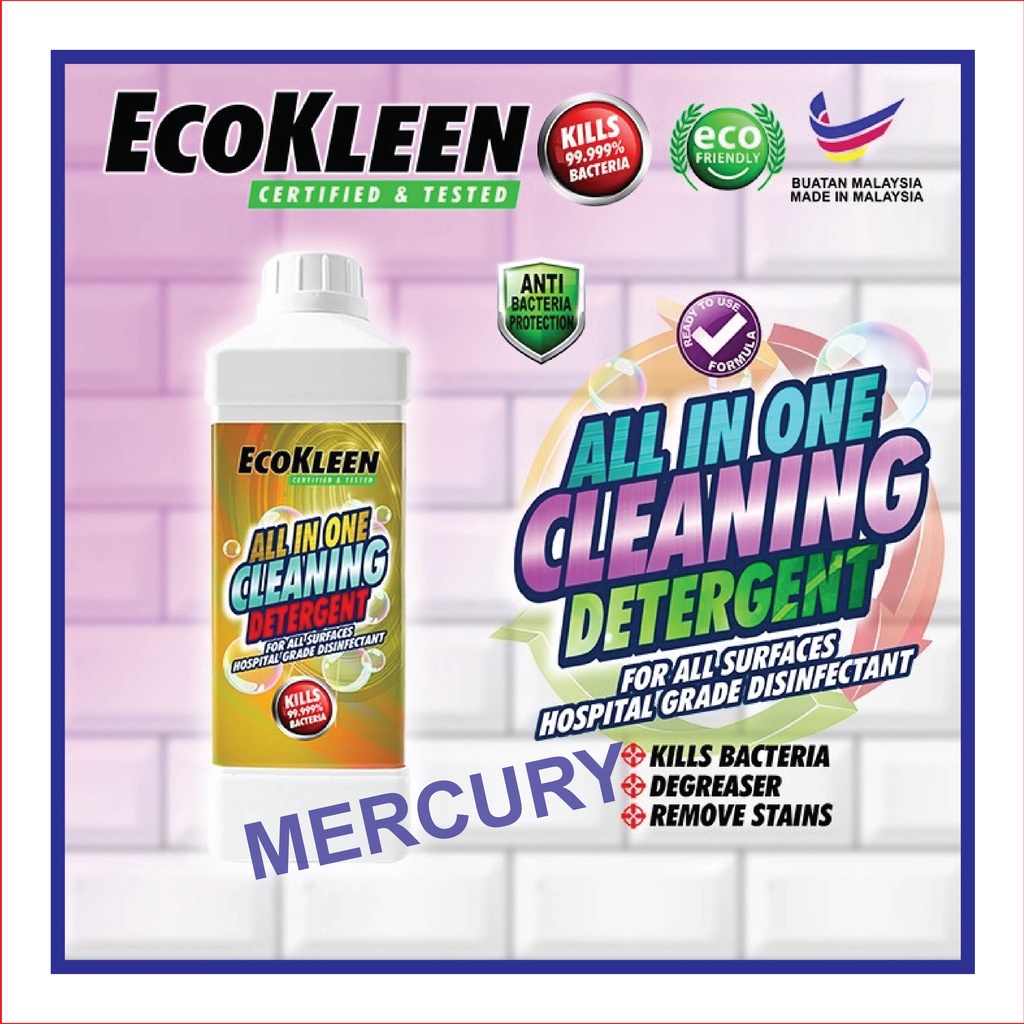 Eco Kleen All In One Anti Bacteria Cleaning Detergent - Ready To Use ...