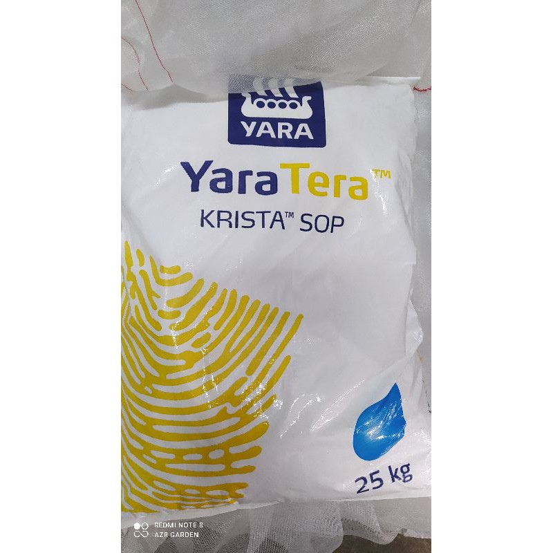 Yara Sop High K 25 Kg Krista Sop @ Benegro Sop 25 Kg | Shopee Malaysia