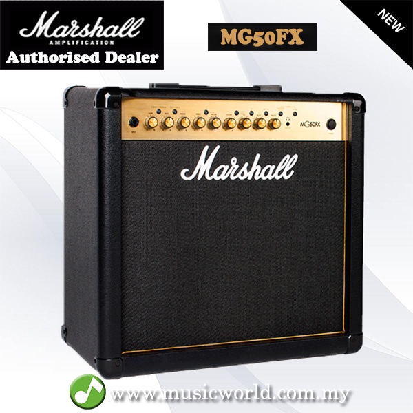 Marshall MG50GFX 50 Watt Power Amplifier 1X12" Electric Guitar Combo ...