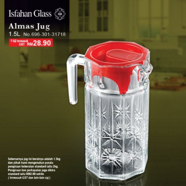 💥 Jug Kaca / Bekas Minuman Viral Versi 02 💥 | Shopee Malaysia