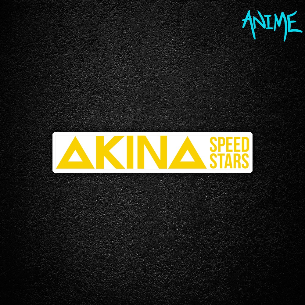 INITIAL D - Team Akina Speedstars - Premium Fan-made Sticker (ANIME ...