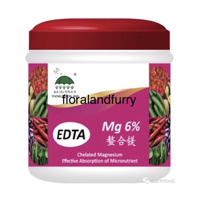 EDTA MG 6% Serbuk Magnesium 1kg Baja Foliar Micronutrient Fertilizer ...