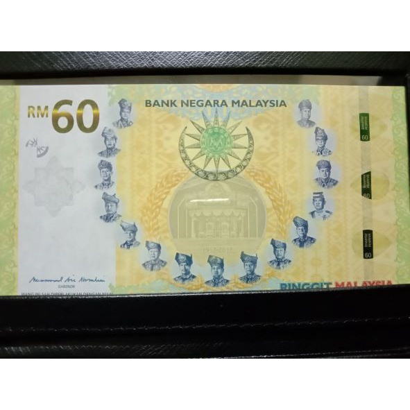 COMMEMORATIVE NOTE RM60 OF 60TH MALAYSIA INDEPENDENCE I Item Most ...