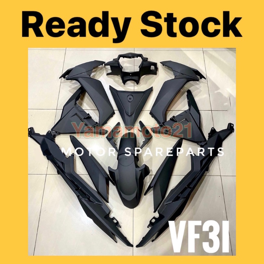SYM VF3 VF3i 185 COVER SET SYM (HLD) WITHOUT STICKER STRIPE KOSONG ...