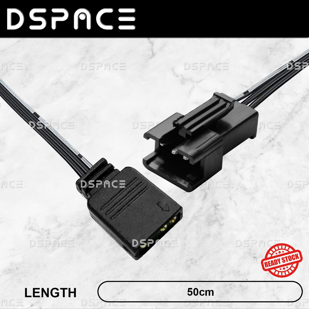 ARGB 5V 3pin to JST/SM RGB Flexible Cable for Motherboard RGB | Shopee ...