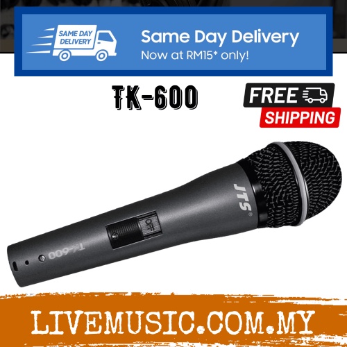 JTS TK-600 Cardioid Dynamic Microphone Without Cable ( TK 600 / TK600 ) | Shopee Malaysia