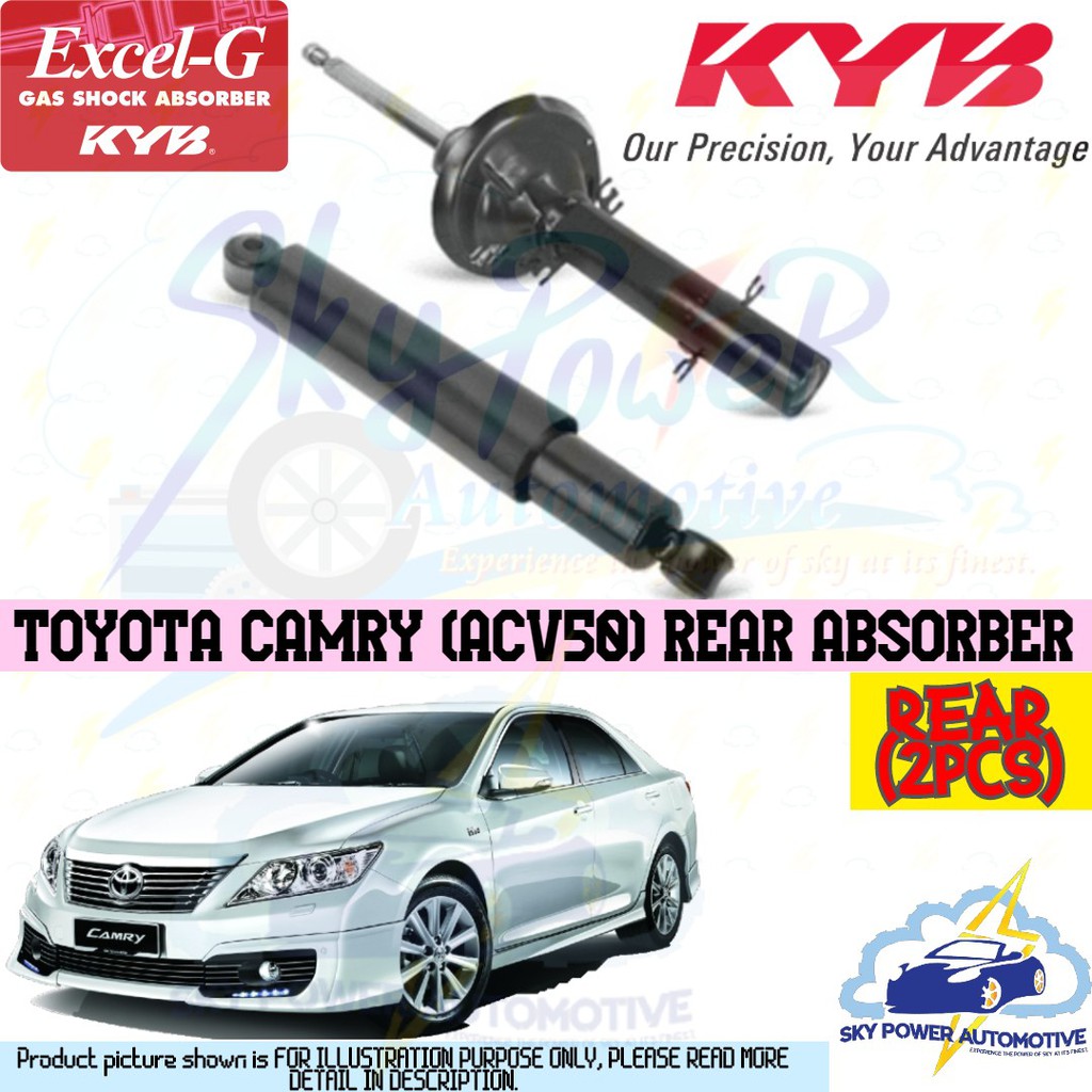 TOYOTA CAMRY 2.0/2.4 (ACV50/ACV51) KAYABA (KYB) EXCEL-G GAS SHOCK ...