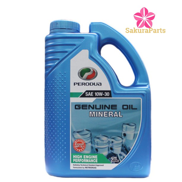 Perodua 10w30 Mineral Engine Oil 3L For Myvi / Kenari / Kelisa / Viva ...