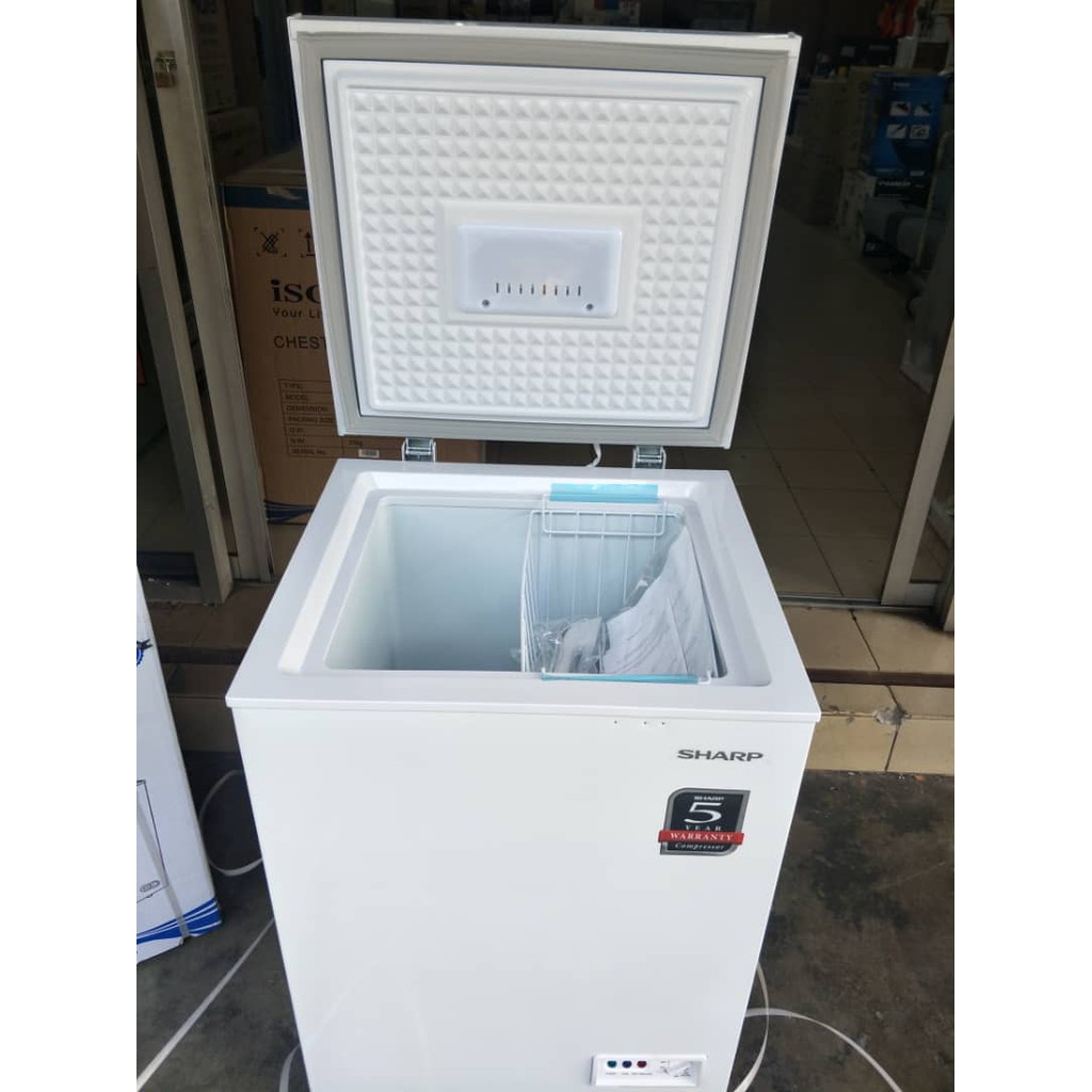 New Sharp SJC118 - 110L Dual Function Freezer | Shopee Malaysia