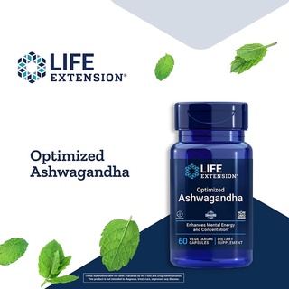 Optimized Ashwagandha, 60 Vegetarian Capsules[Life Extension] | Shopee ...
